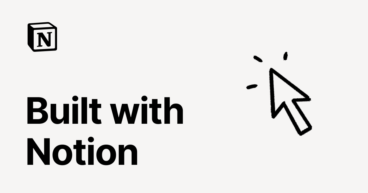 Facebook Ads | Built with Notion